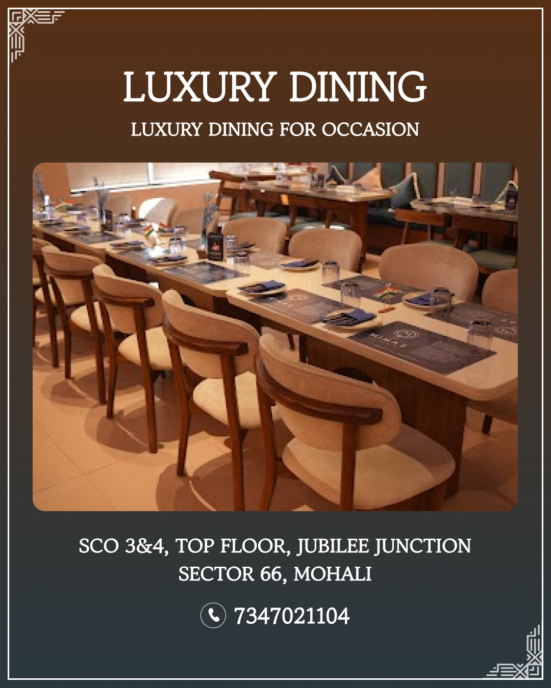 MIMAS – Luxury Multi-Cuisine Restaurant & Bar in Jubilee Junction, Mohali